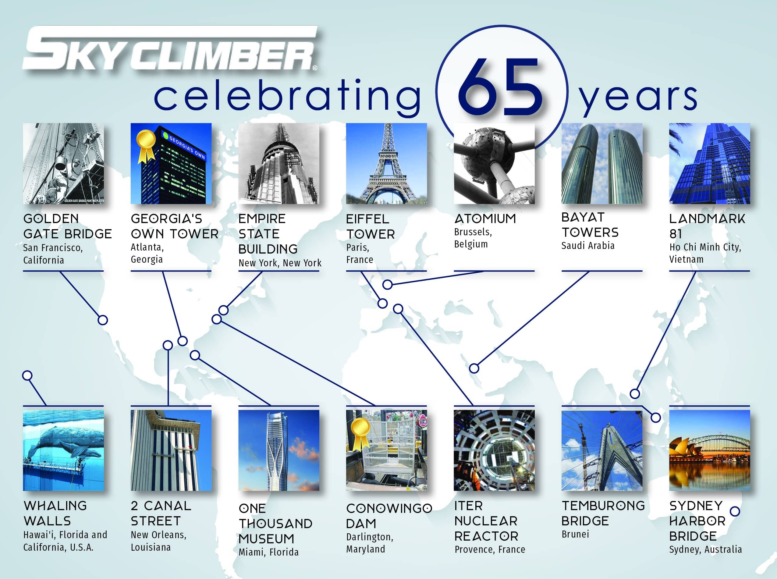 Sky Climber celebrates 65 Years | skyclimber.com